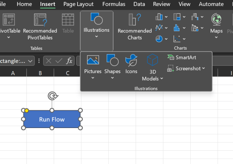 Starting Power Automate Flows from Excel Button – Digital Mill