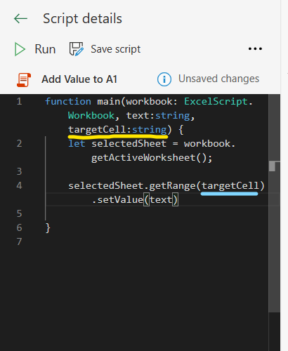 Sending values from Power Automate to Excel with Office Scripts ...