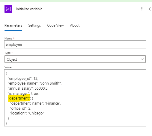 Object data type in Power Automate – Digital Mill