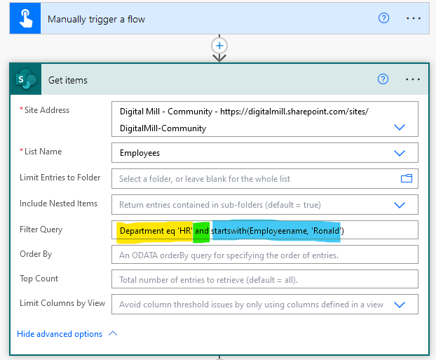 Working with filter query in Power Automate – Digital Mill