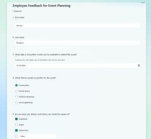 Populating an Excel table from a Microsoft Forms submission – Digital Mill