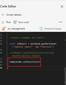 Managing worksheets in Office Scripts – Digital Mill