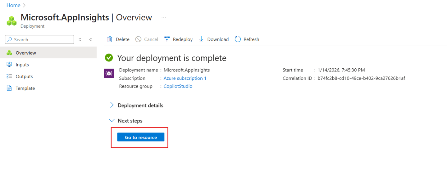 Integrating Copilot Studio and Azure Application Insights for Analytics ...