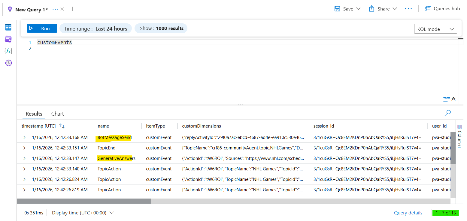 Integrating Copilot Studio and Azure Application Insights for Analytics ...
